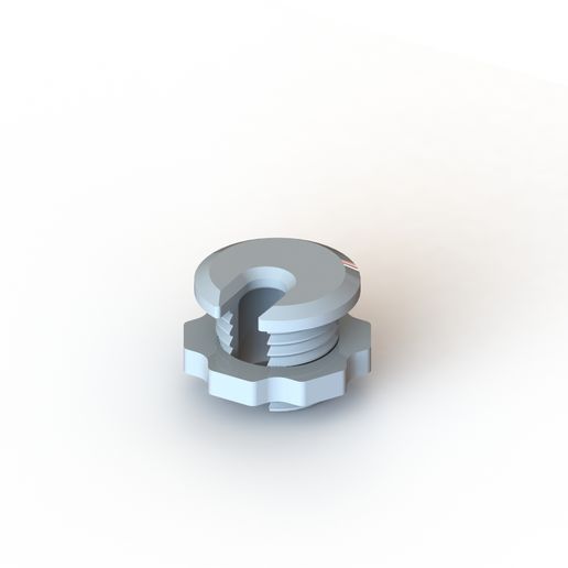 STL file Grommet with nut 🔩 (STEP)・3D print design to download・Cults
