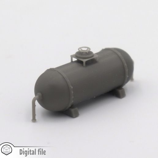 3D file HO Propane gas tank train model 🪖 ・Model to download and 3D ...
