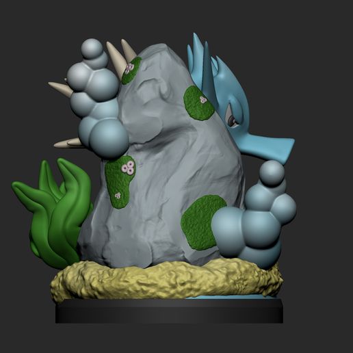 🐉 Pokemon - Horsea, Seadra and Kingdra Figure・ STL File for 3D printing ...