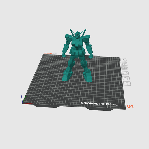 🤖 Gundam Robot New Costume Figure・ STL File for 3D printing・Cults