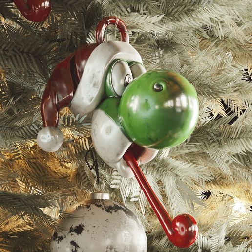 STL file Yoshi Christmas Tree Ball 🎄 (OBJ)・Design to download and 3D ...