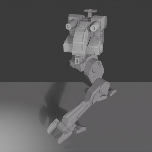 🎲 Echo Tech- Roundabout Anti-infantry and Recon Mech- FDM Printable ...