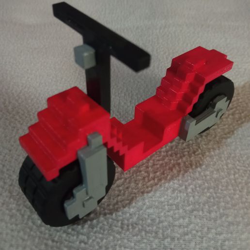 3D printed Minecraft Steve and his scooter • made with Creality ender 3 ...