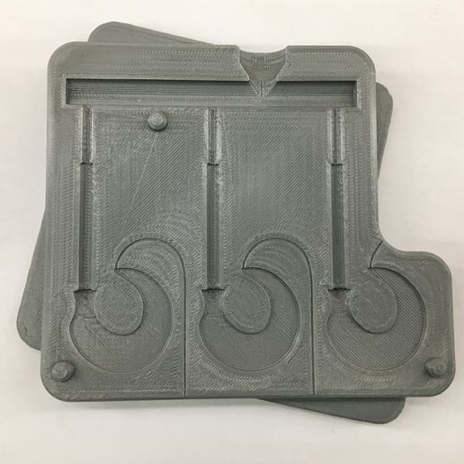 👽 Ribbed Grub Core Shot Molds・ STL File for ・Cults