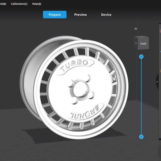 STL file Ronal Turbo Rim 🚗 ・Model to download and 3D print・Cults