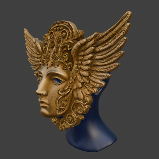 🪞 Archangel Mask・ STL File for 3D printing・Cults