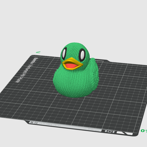 STL file Knitted Multicolor Duck 2 🦆 (3MF)・Template to download and 3D ...