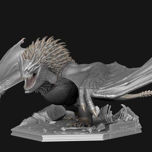 🐉 The Dread Dragon・ STL File for 3D printing・Cults