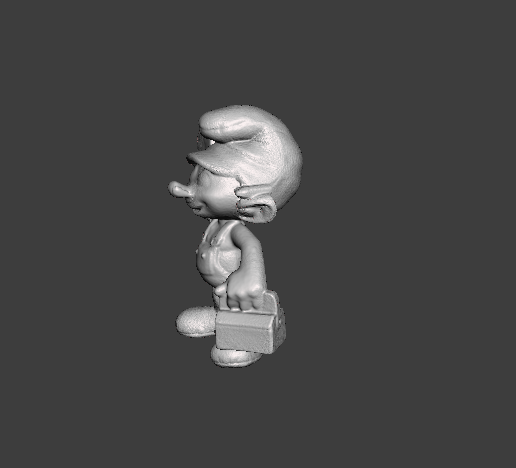 🍄 smurf carpenter vintage 80's .stl .obj・ STL File for ・Cults