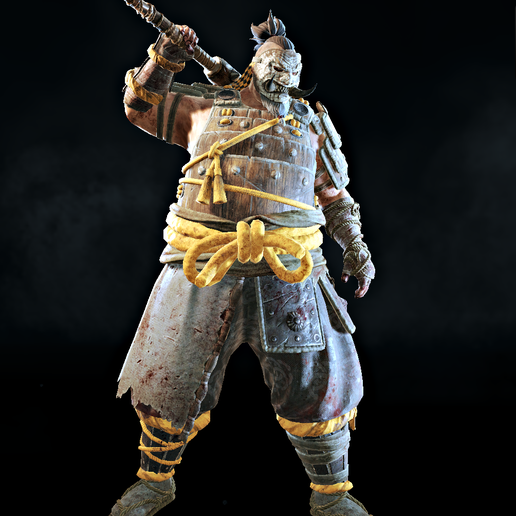 Fichier OBJ For Honor - Samurai- Shugoki. 🗡️ ・Idée pour impression 3D à ...