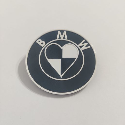 3D file BMW Emblem 80 mm 🧑‍🔧 ・3D print design to download・Cults