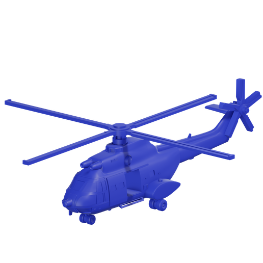 🚁 as360 puma HELICOPTER・ STL File for ・Cults