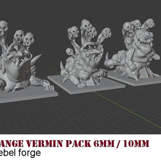🎲 Demonic horde army starter pack・ STL File for 3D printing・Cults