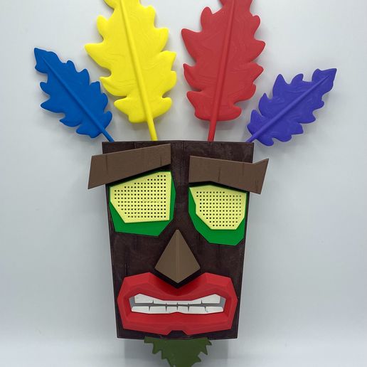 3D printer Wearable Aku Aku Mask • made with Bambulab P1S・Cults