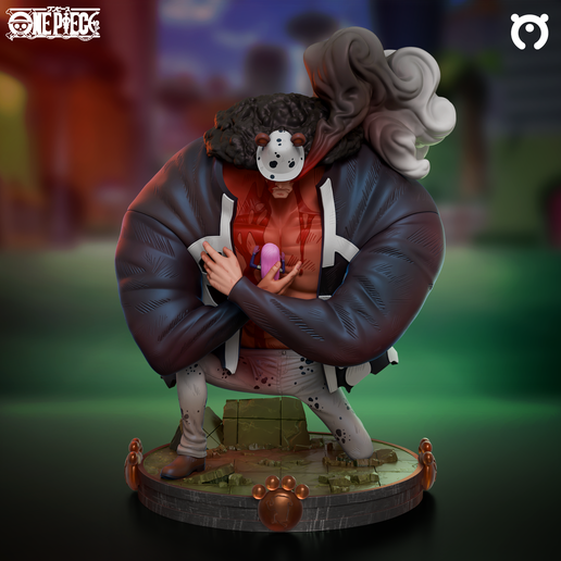 👾 Kuma & Bonney - One Piece・Archivo 3D para Impresión 3D・Cults