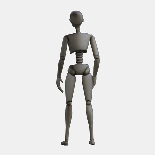 STL file Doll Robotic Skeleton 💀 ・3D printing design to download・Cults