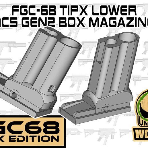 STL-Datei MCS gen2 box mag tower für FGC-68 TIPX Unterteil kostenlos 📦 ...