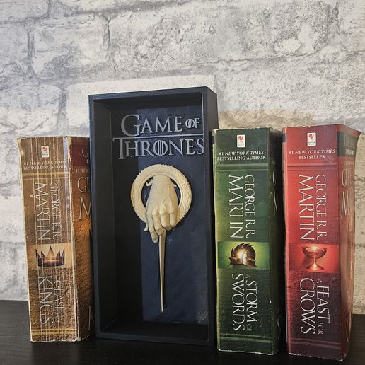 📚 Game Of Thrones Book Nook・ STL File for 3D printing・Cults