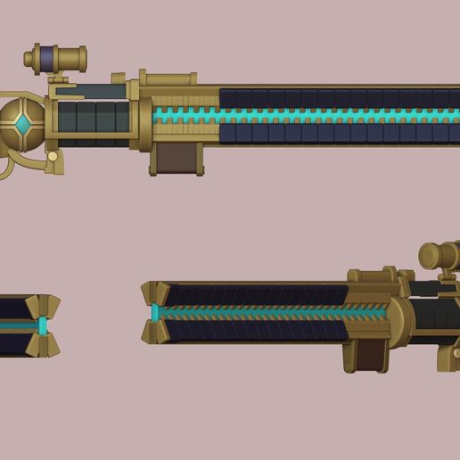 🔫 Arcane Commander Caitlyn shogun Rifle - League Of Legends - LOL ...