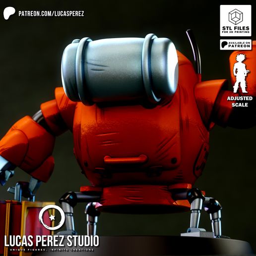 🤖 SHU ROBOT CHIBI・ 3D File for 3D printing・Cults