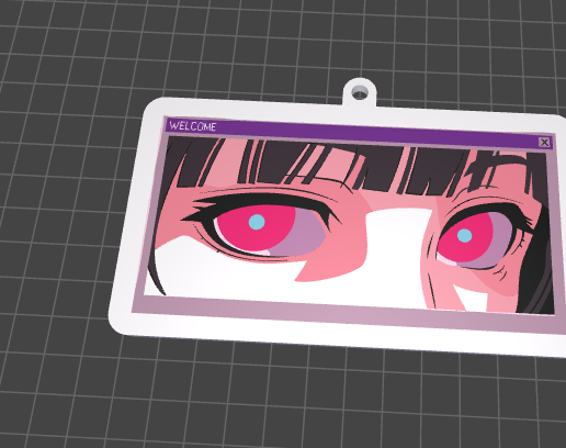 Free STL file Kakegurui keychain 🗝️ (3MF)・Object to download and to 3D ...