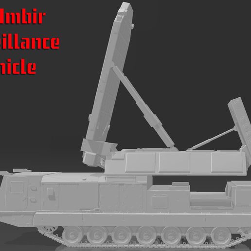 🎲 1:100 9S19 Imbir “High Screen” Sector Surveillance Radar Vehicle・ 3D ...