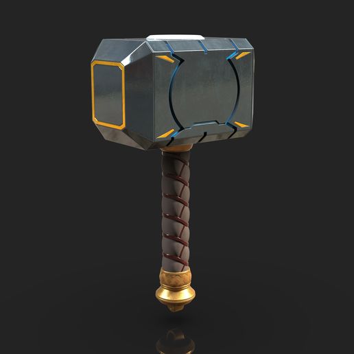 3D file Marvel Rivals Mjolnir 👗 ・Model to download and 3D print・Cults