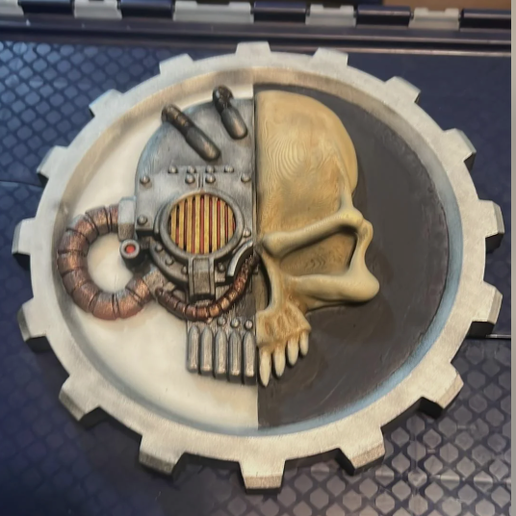 📛 Adeptus Mechanicus Sign Badge・3D Print with the Bambu Labs P1S 3D ...