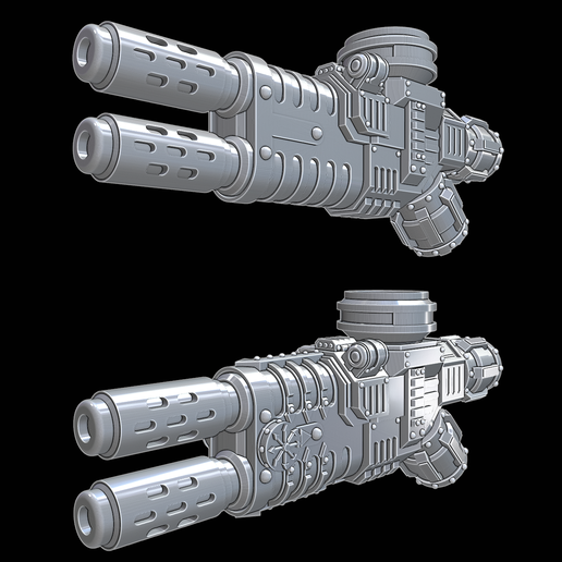 🐕 Armiger/Chaos War Dog Multi-Melta・ STL File for 3D printing・Cults