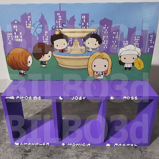 STL file Stand Friends for funko mini figures 🦸 (3MF)・Design to ...