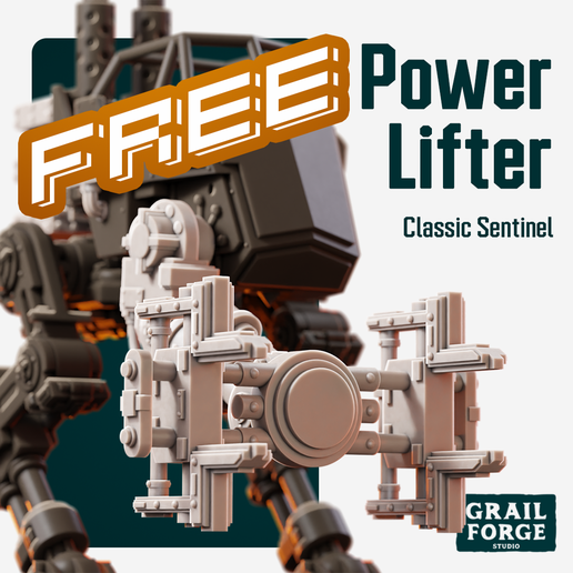 Free STL file Classic Sentinel Power Lifter Arms 🎲 ・3D printable object ...