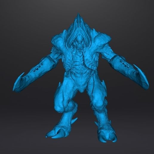 👹 COSMIC BARON DEMON MINIATURE MODEL FIGURE FOR FANTASY OR SCIFI GAMES ...
