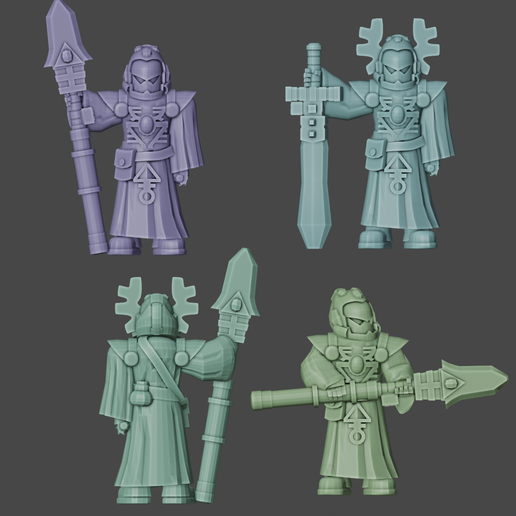 🧝 Elf Warlocks・Free STL File for 3D printing・Cults