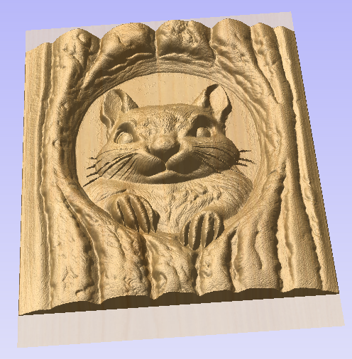 🌳 Squirrel on Tree 3D Model for CNC – Nature Wildlife Relief STL・ STL ...