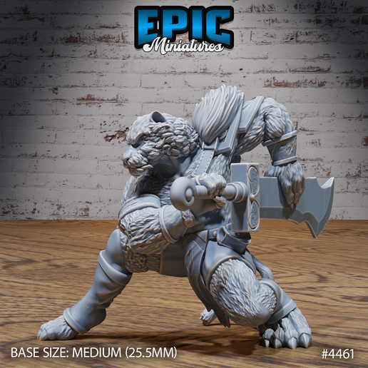 🐅 Tiger Folk Adventurer Set -‧ DnD Miniature ‧ Tabletop Miniatures ...