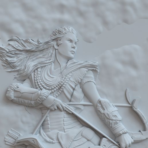 🗿 Horizon zero dawn : Alloy・ 3D File for 3D printing and CNC machining ...