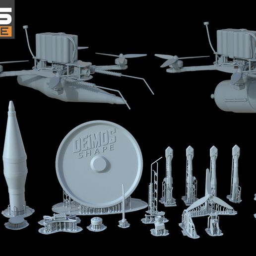 ️ Drone fpv・ STL File for 3D printing・Cults
