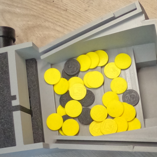 🪙 Mini Desk Coin Pusher, Easy assembly, No outside parts or glue・Free ...