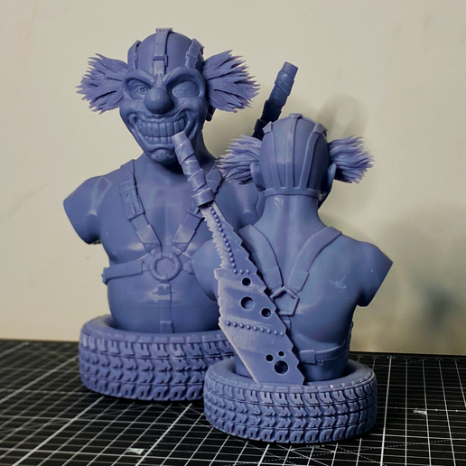 🦷 Twisted metal - Sweet tooth・ STL File for 3D printing・Cults
