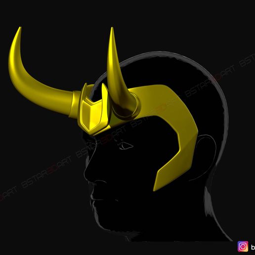 👑 Loki Crown - Loki Mask - TV series 2021 3D print model・ STL File for ...