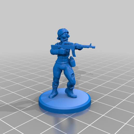 ♀️ Female Guardsman (Penal Legion)・Free STL File for ・Cults