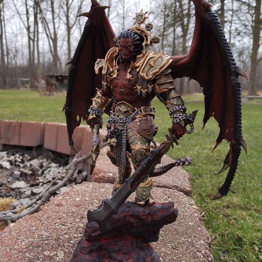 🎨 The Daemon Primarch Angron・3D Print with the Anycubic Mono 4k 3D ...