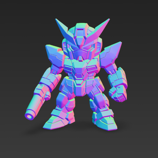 🪖 Tank Destroyer Mecha Villain (STL) - Chibi Heavy Assault Robot - 3D ...