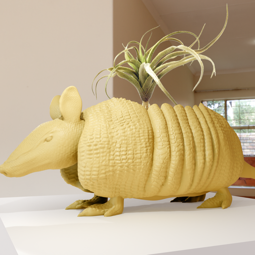 STL file armadillo planter pot flower vase stl 🪴 ・3D printer model to ...