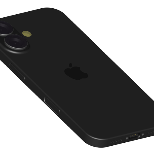 📱 Iphone 16 CAD model・ STL File for 3D printing・Cults