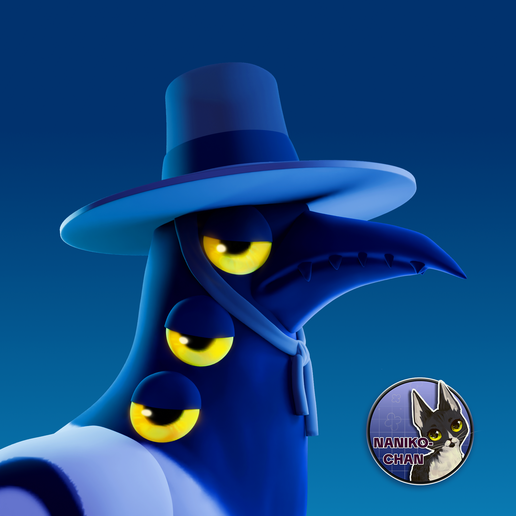 🐦 Sussy – the Six‑Eyed Magpie from K‑Pop Demon Hunters・ 3D File for 3D ...