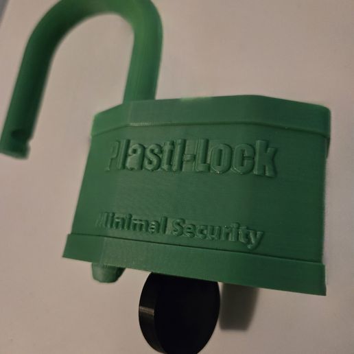 🔒 Lock & Key - Plasti Lock - Printed in Place Lock・ STL File for 3D ...