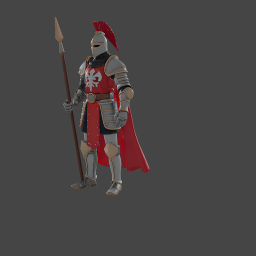 STL file Guardian Knight of Valor 🎲 ・3D printing idea to download・Cults