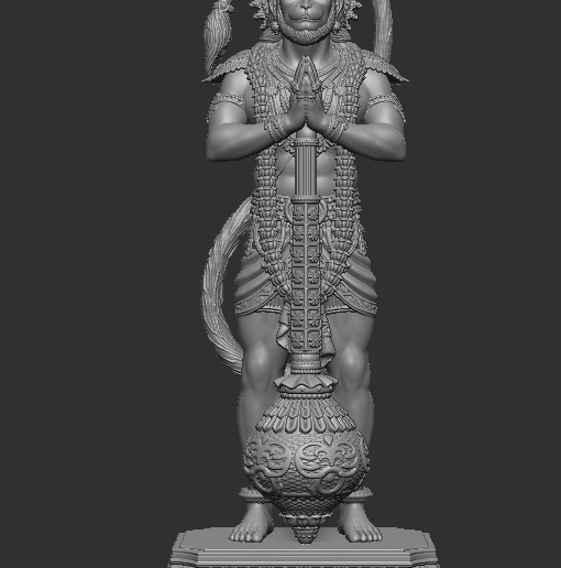 🗿 LORD HANUMAN JI HIGH DETAIL MODEL・ STL File for 3D printing・Cults