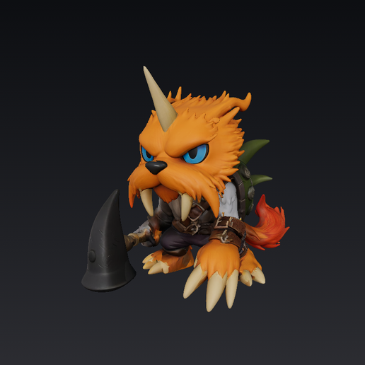 🐉 Zudomon - digimon・ STL File for 3D printing・Cults